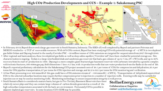 CCS EOR – High CO2 Production Developments – Stellae Energy